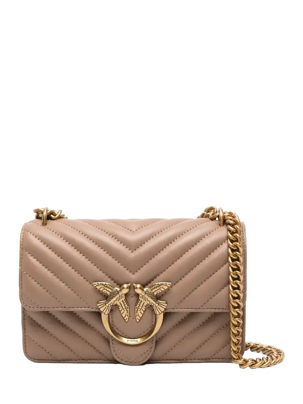 Pinko Mini Love Bag One Crossbody - Neutrals