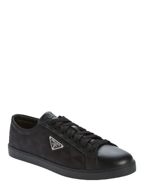Prada Triangle Logo Sneakers - Nero