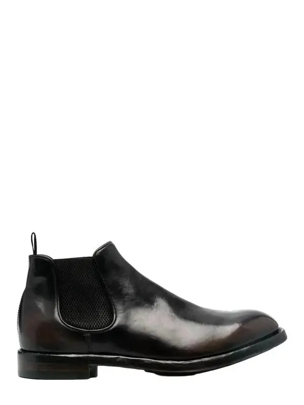 Officine Creative Temple 008 Leather Chelsea Boots - Black