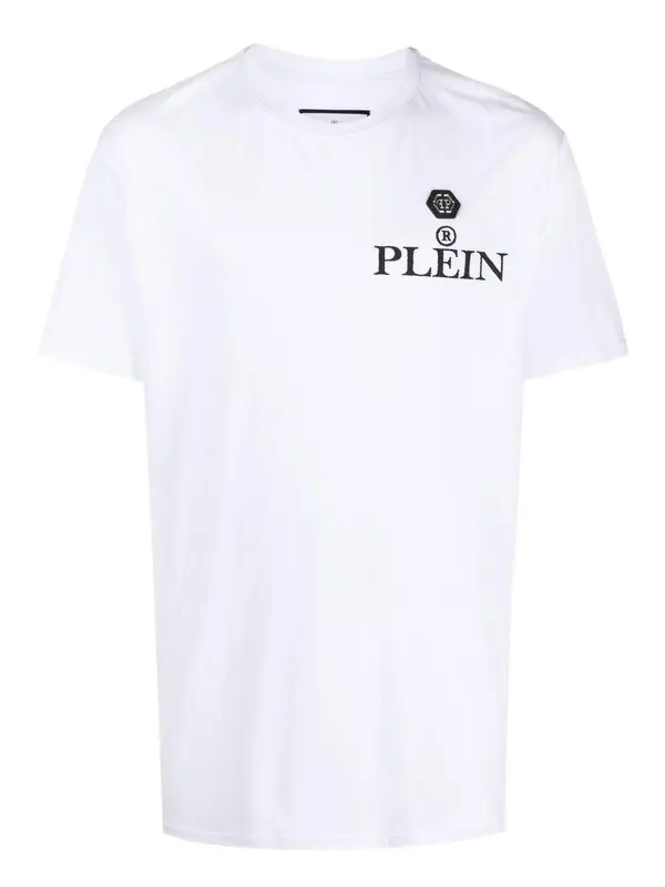 Philipp Plein Ss Iconic Plein Round-neck T-shirt - White