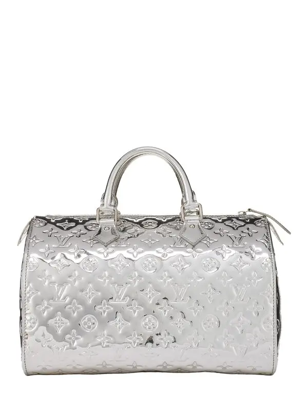 LOUIS VUITTON Monogram Miroir Speedy 35 - Silver