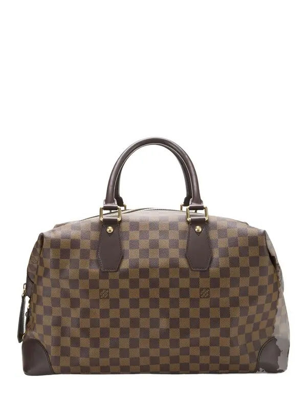 LOUIS VUITTON Damier Ebene Vaslav Travel Bag - Brown