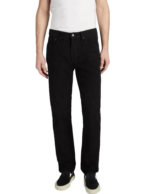 TOM FORD Moleskin Slim Fit Five-pocket Pants - Black