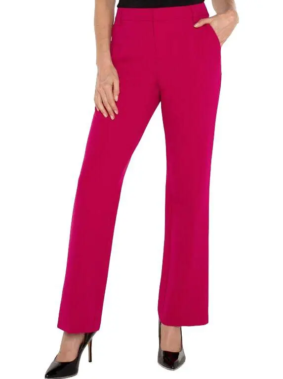LIVERPOOL Kelsey Flare Stretch Suiting Pants - Star Ruby