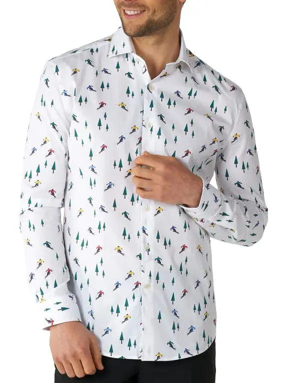 Opposuits Winter Sprinter Stretch Button-up Shirt - White