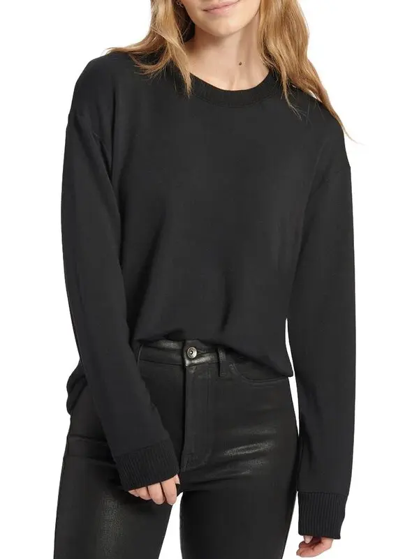 Splendid Crewneck Pullover - Black