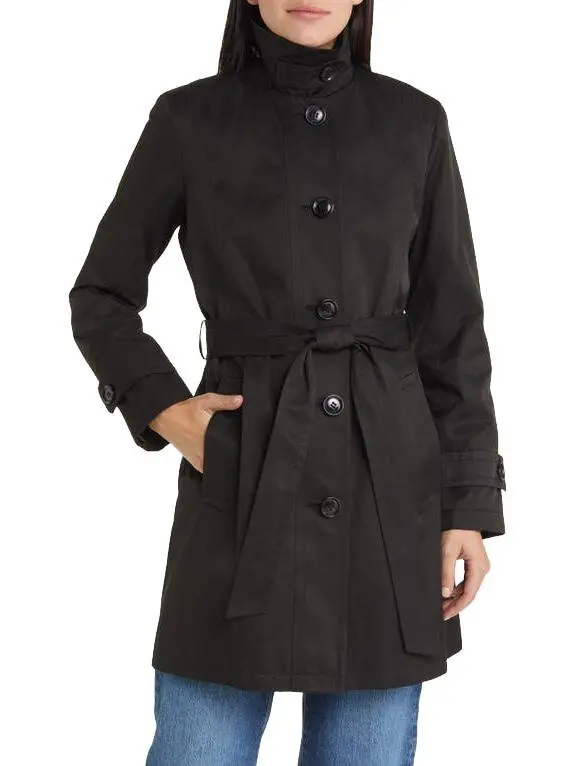 Sam Edelman Belted Trench Coat - Black