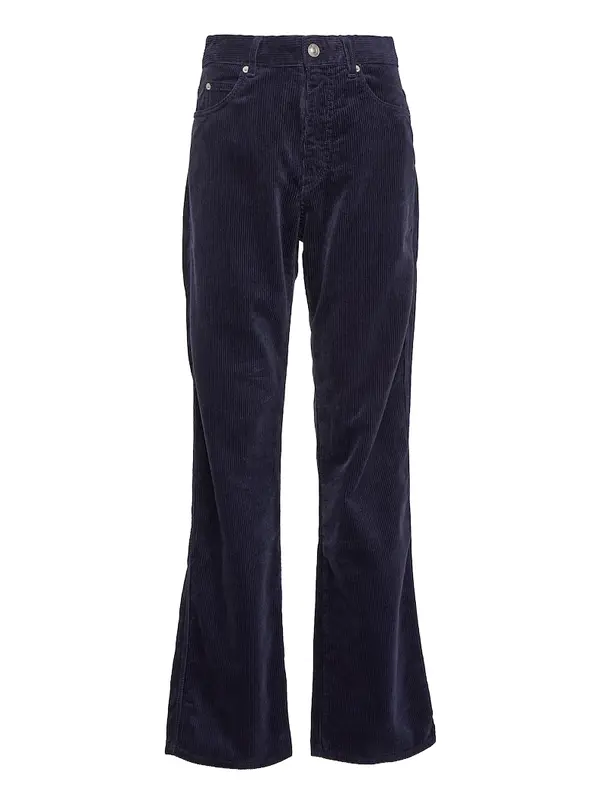 MARANT ETOILE Rwan Corduroy Flared Pants - Black