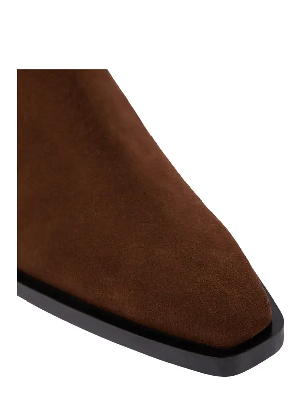 Proenza Schouler Bronco Suede Chelsea Boots - Brown