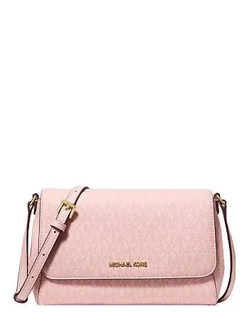 Michael Kors Medium Logo Convertible Crossbody Bag - Pink