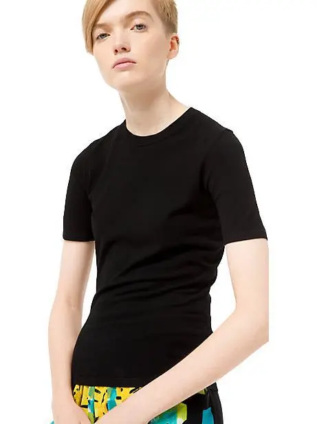 Michael Kors Stretch-viscose T-shirt - Black