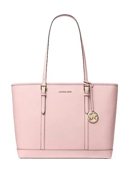 Michael Kors Jet Set Travel Large Saffiano Leather Tote Bag - Pink