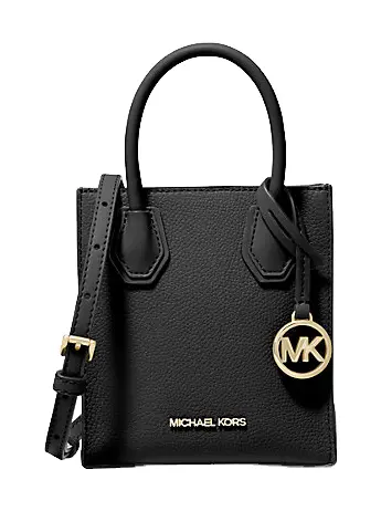 Michael Kors Pebbled Leather Crossbody Bag - Black
