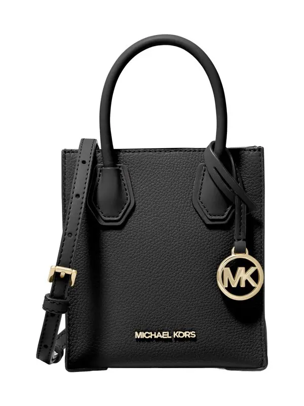 Michael Kors Pebbled Leather Crossbody Bag - Black