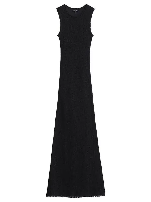 Rag & Bone Carine Knit Maxi Dress - Black