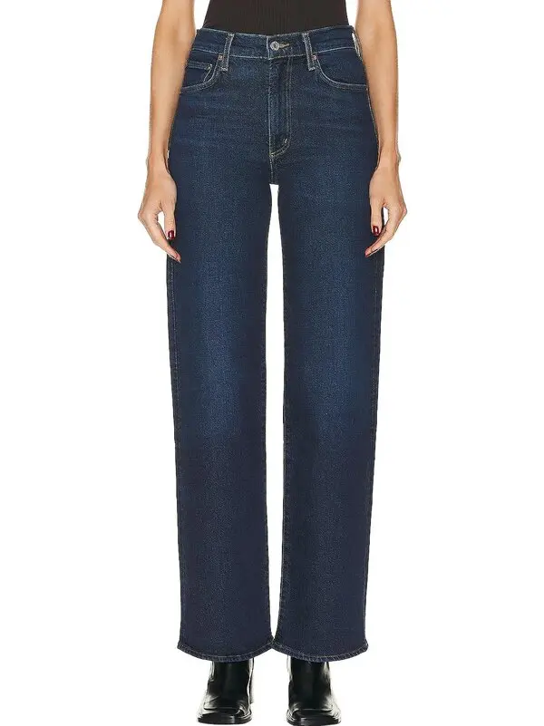 AGOLDE Harper Mid-rise Wide Straight Jeans - Formation