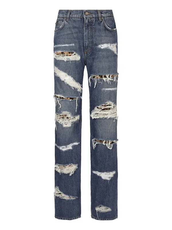 Dolce & Gabbana Straight-leg Jeans - Blue