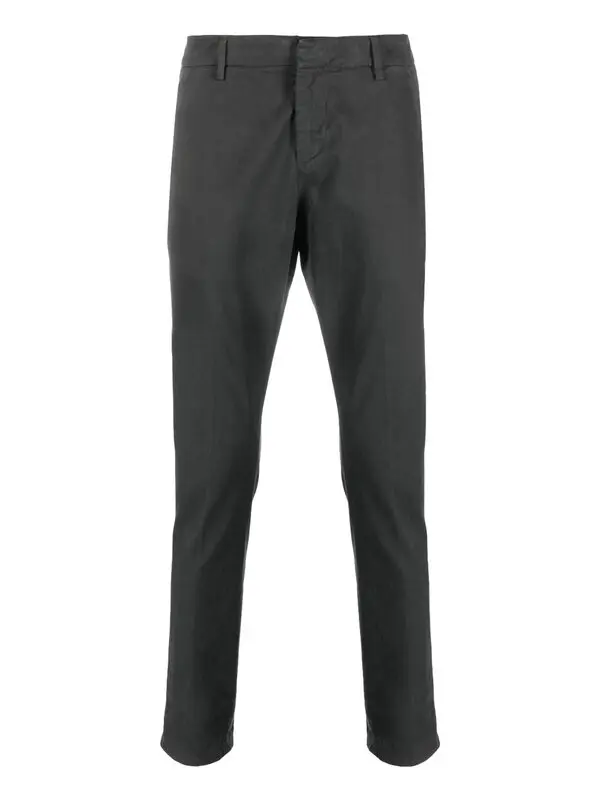 DONDUP Tapered-leg Chino Trousers - Grey