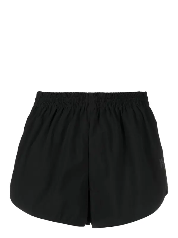 Alexander Wang Marathon Logo-print Track Shorts - Black