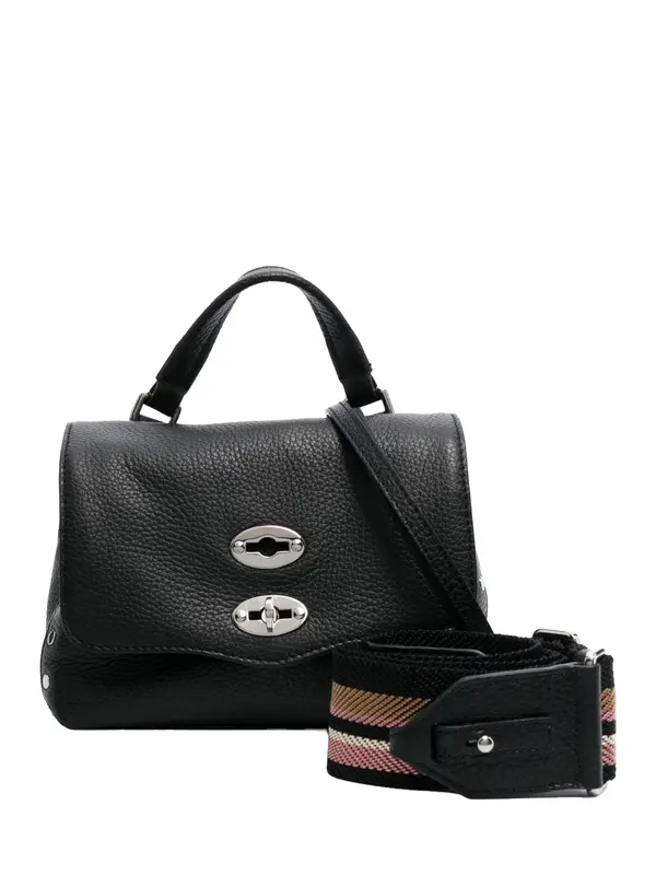 ZANELLATO Mini Postina Leather Tote - Black