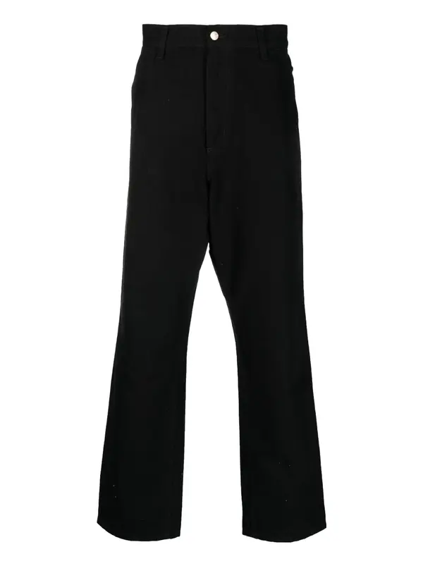 Carhartt Work In Progress Single Knee Straight-leg Trousers - Black