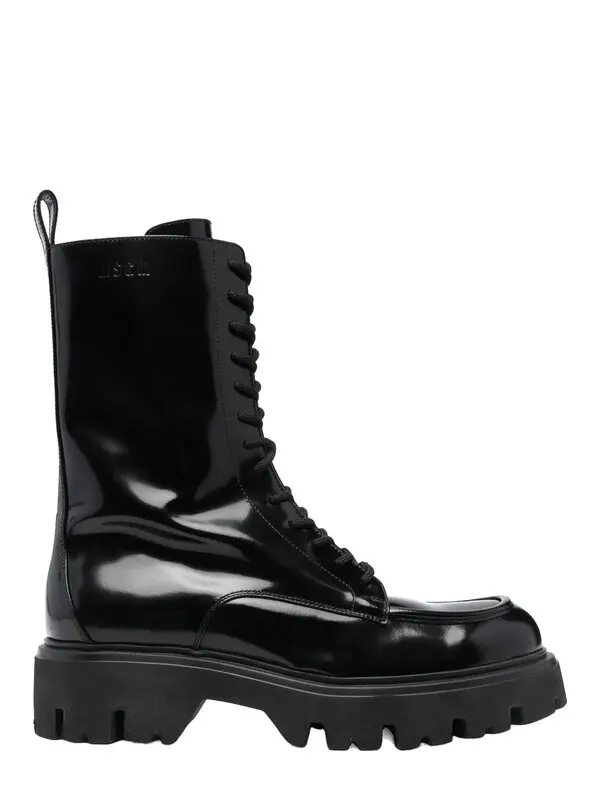 MSGM Lace-up Ankle-high Boots - Black