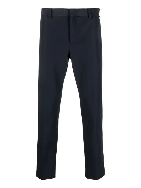 PT TORINO Straight-leg Tailored Trousers - Blue