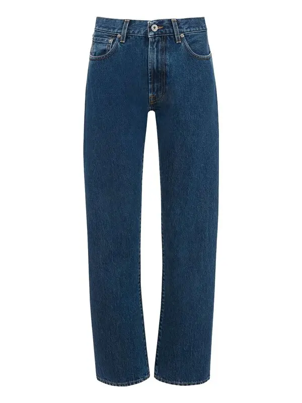JW Anderson High-rise Straight-leg Jeans - Blue