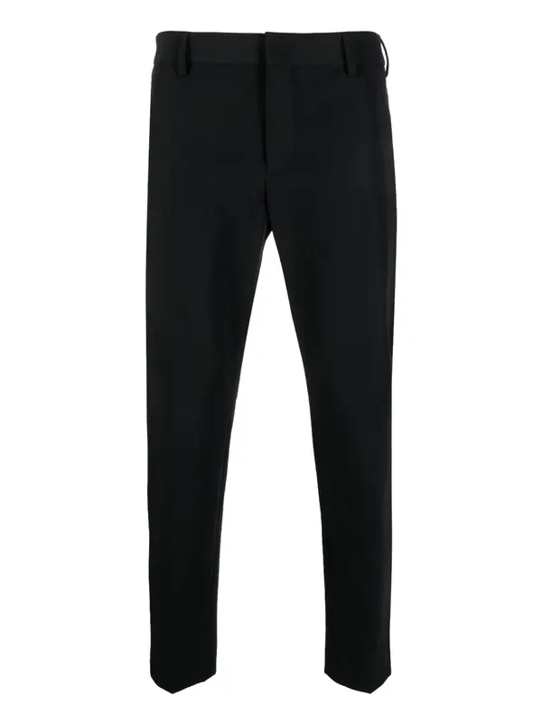 PT TORINO Straight-leg Tailored Trousers - Black
