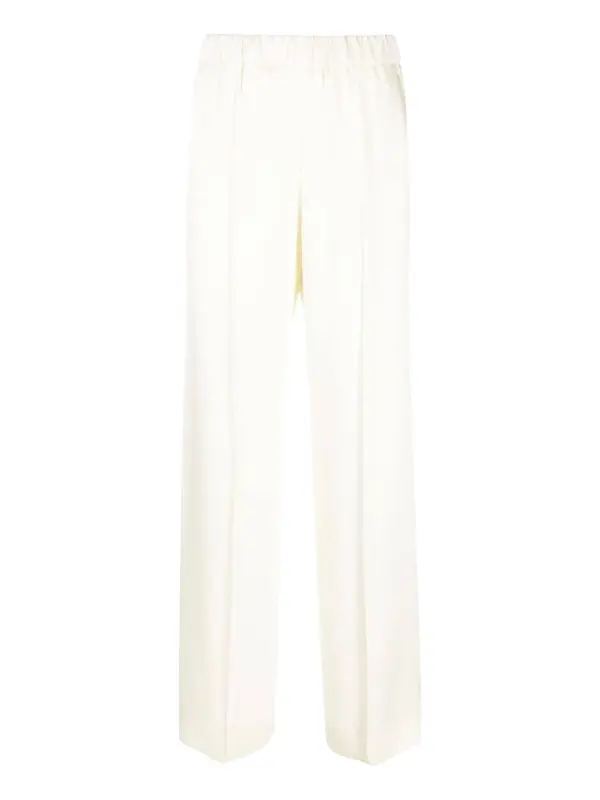 JIL SANDER Pressed-crease Straight-leg Trousers - Neutrals