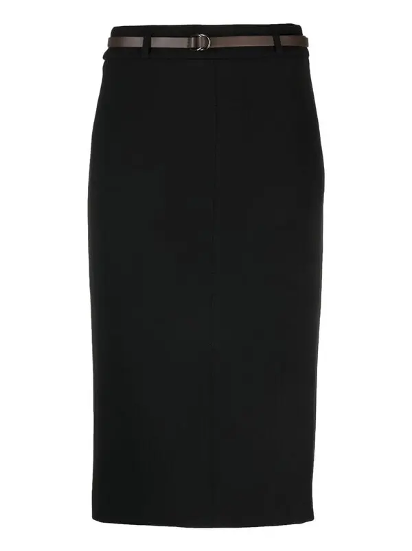 Peserico High-waist Skirt - Black