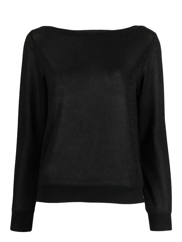 Patrizia Pepe Long-sleeve Jumper - Black