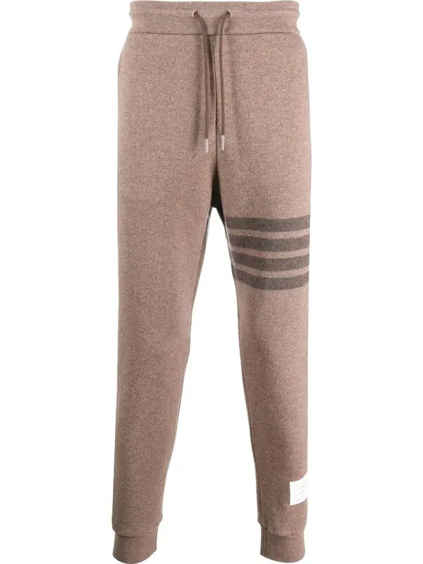 Thom Browne 4-bar Wool Track Pants - Brown