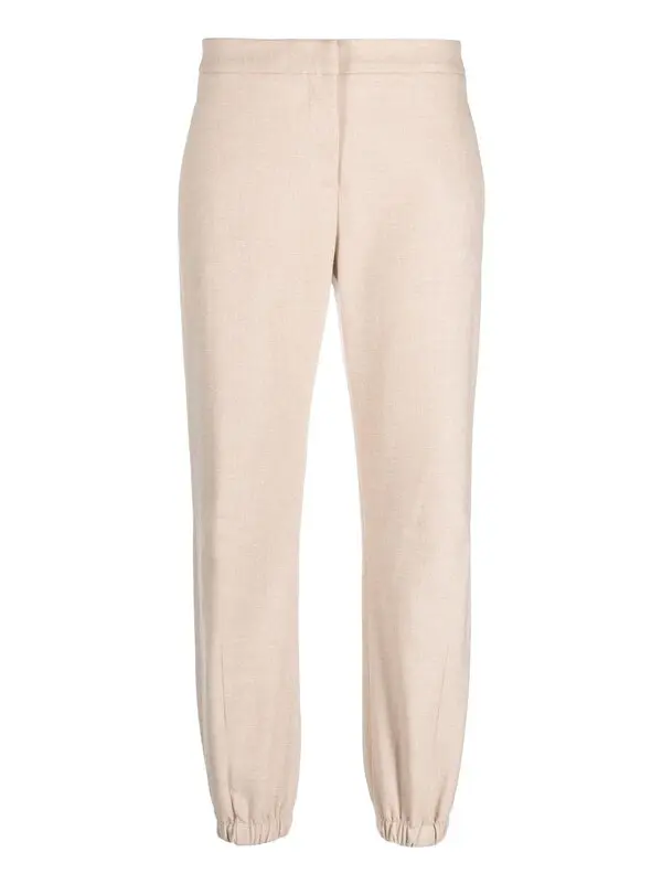Patrizia Pepe Mid-rise Trousers - Neutrals