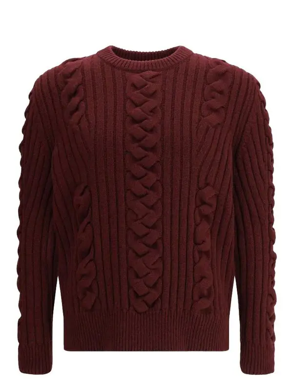 Alexander McQueen Wool-cashmere Blend Sweater - Red