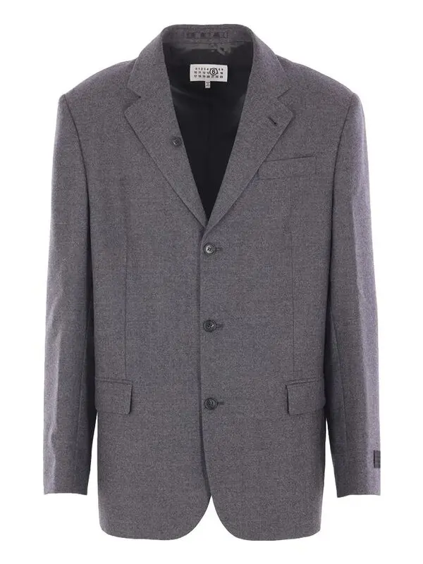 MAISON MARGIELA Single-breasted Jacket - Grey