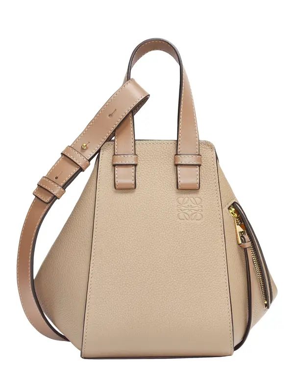 Loewe Leather Hammock Bag - Beige