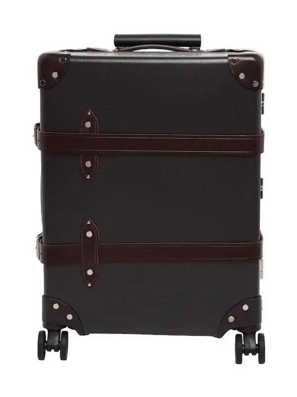GLOBE-TROTTER Centenary Carry-on Suitcase In Ivory & Parrot - Brown