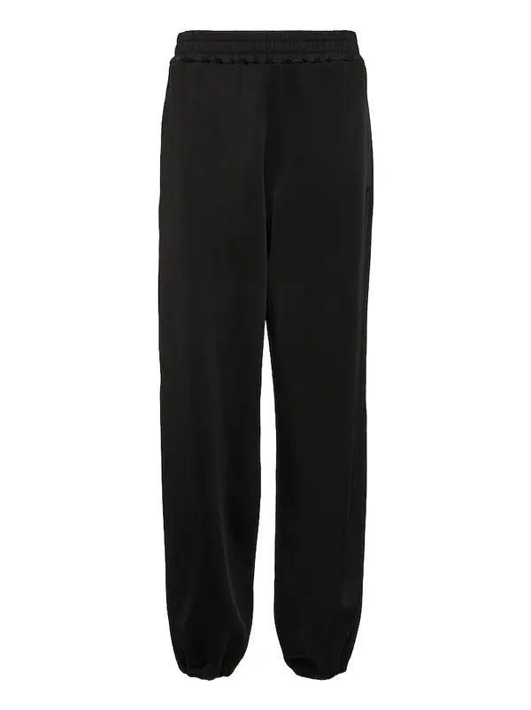 JIL SANDER Wool-blend Sweatpants - Black