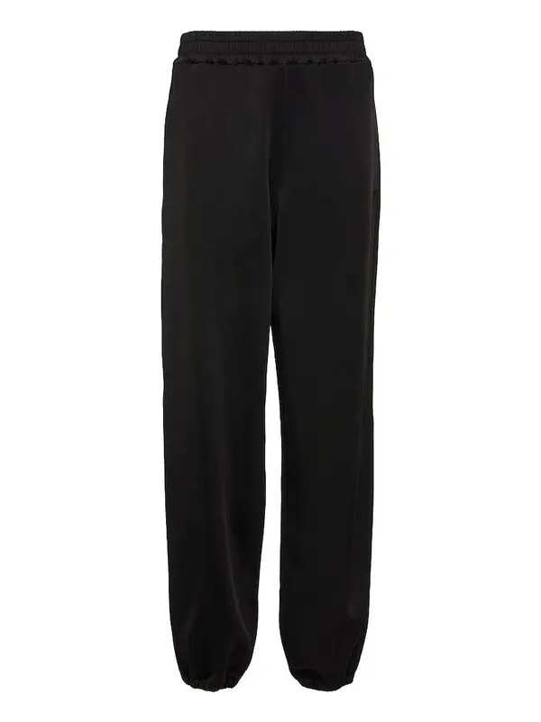 JIL SANDER Wool-blend Sweatpants - Black