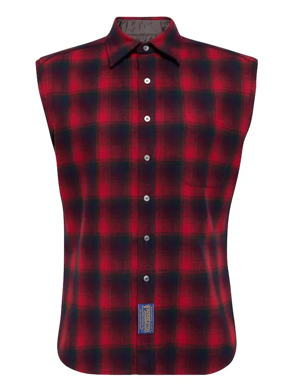 MAISON MARGIELA Wool Vest - Red