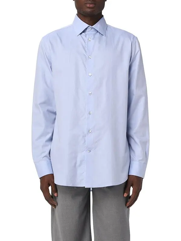 Etro Cotton Shirt - Gnawed Blue