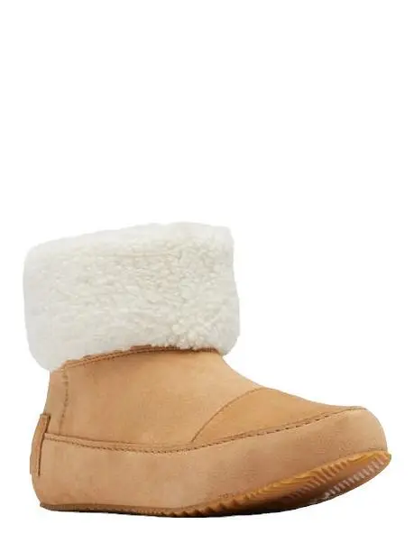 Sorel Go Stumptown Faux Fur-lined Bootie - Tawny Buff/natural