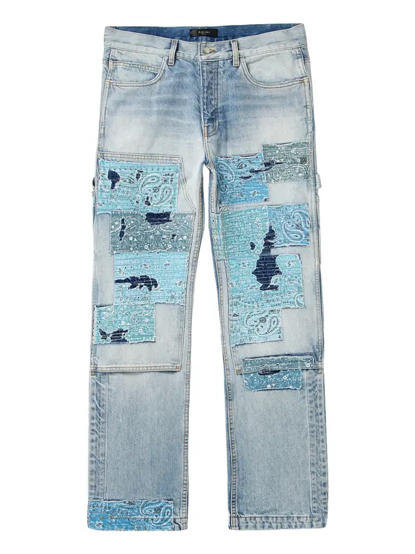 Amiri Carpenter Straight-leg Jeans - Blue