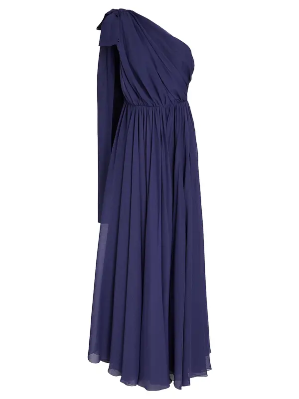 MARIA LUCIA HOHAN Althea One-shoulder Gown - Navy