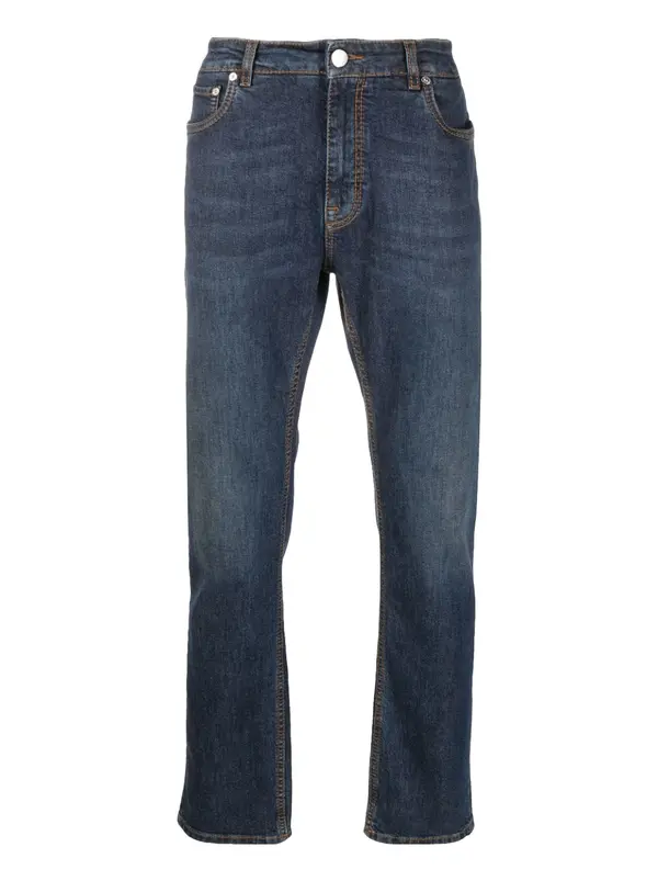 Etro Mid-rise Straight-leg Jeans - Blue