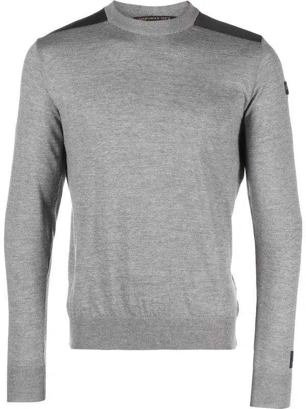 Paul & Shark Fine-knit Wool Jumper - Grey