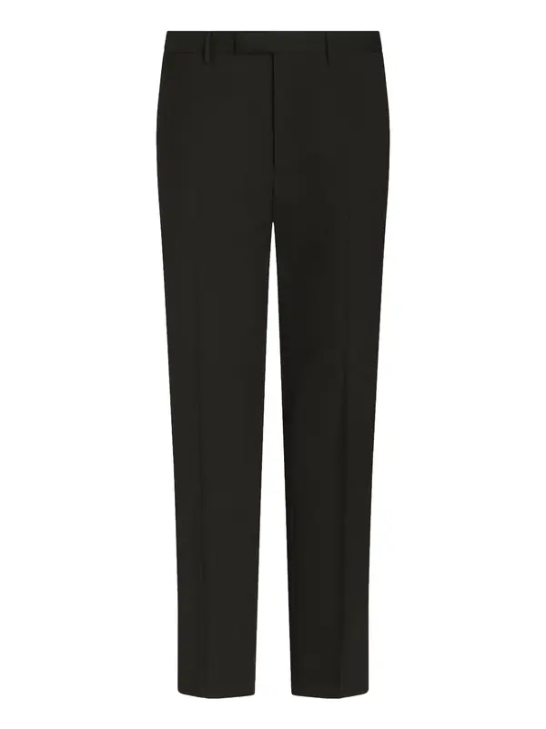 Etro Pressed-crease Tailored Trousers - Black
