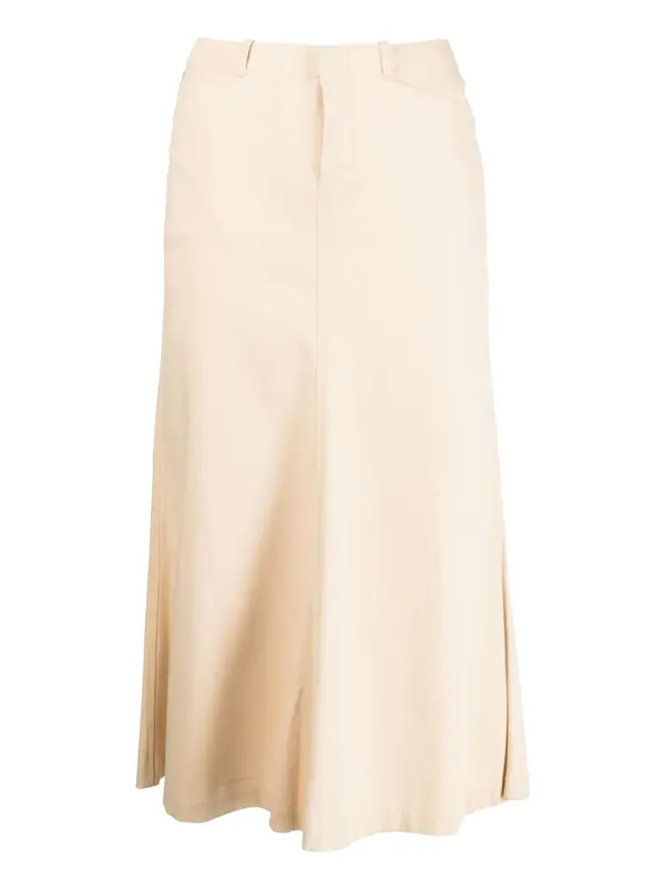 Ralph Lauren Low-rise Midi Skirt - Brown