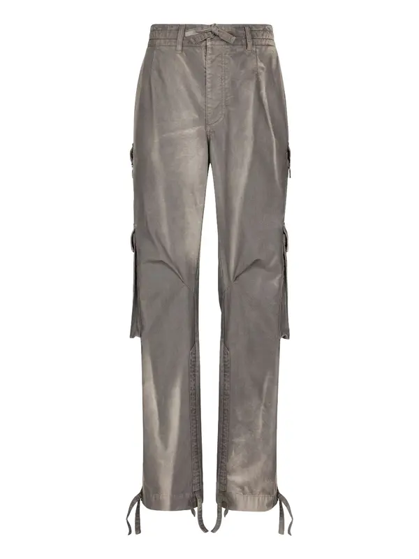 Dolce & Gabbana Faded-effect Cargo Trousers - Neutrals